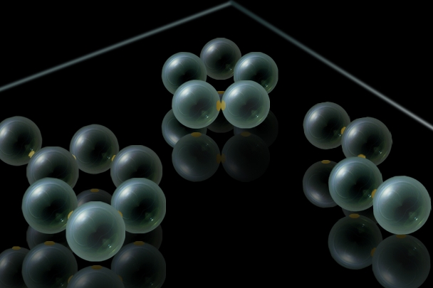 Micrometre-size molecular modelling kit shows real chemical reactions ...